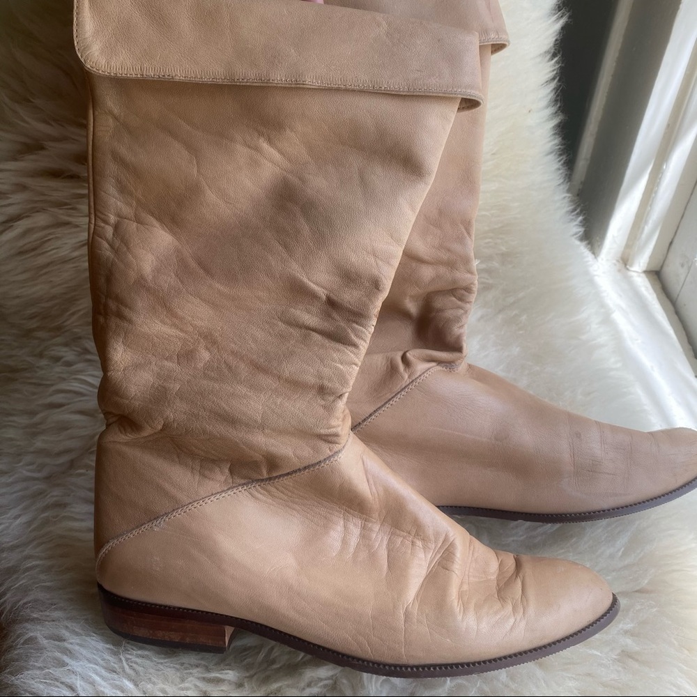 Bootlegger Vintage Leather 80’s Boots - Gem